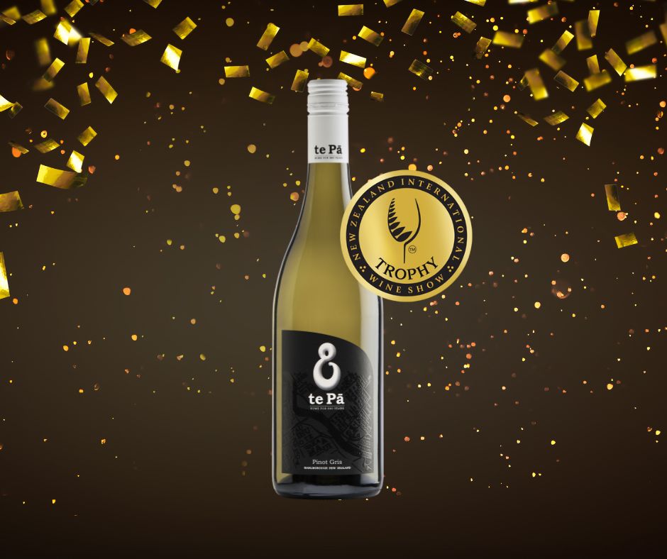 te Pā Wins Trophy for Champion Pinot Gris at NZ International Wine Sho ...